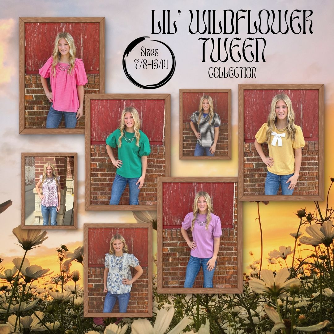 Lil' Wildflower TWEEN Collection – Pearls & Lace
